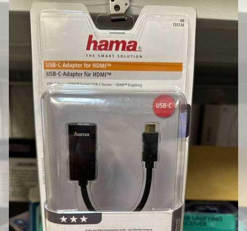 Переходник Hama hdmi - USB Type-C