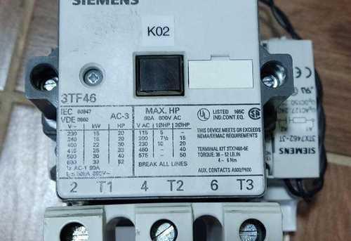 Контактор siemens 3tf46