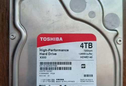 Жёсткий диск Toshiba 4tb
