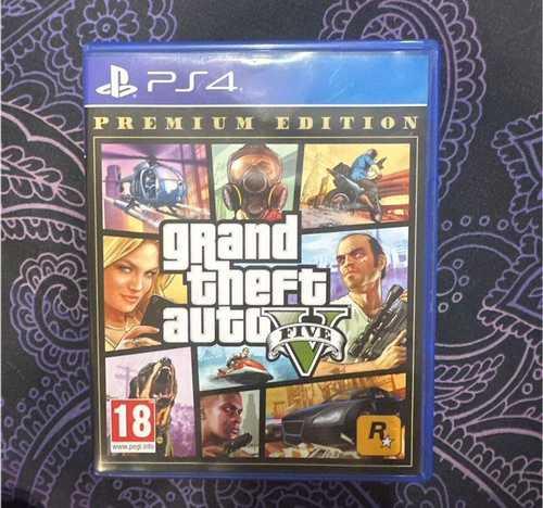 Grand theft auto 5 ps4 диск