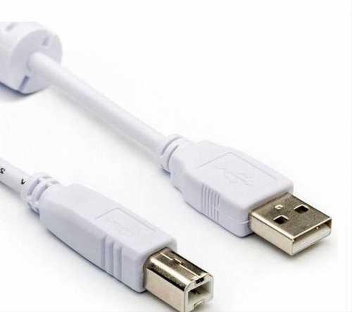 Кабель USB 2.0 AM/BM для принтера, сканера, 2.1 м