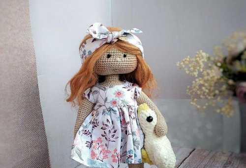 Интерьерная кукла тильда, подарок для девочки