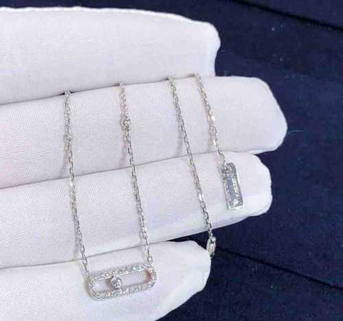 Золотое колье Messika 0.02 ct