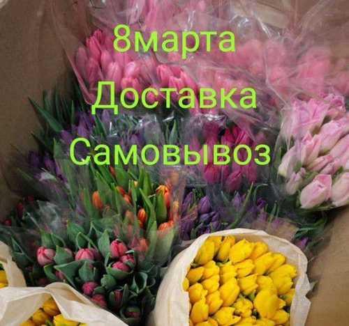 Тюльпаны с бесплатной доставкой