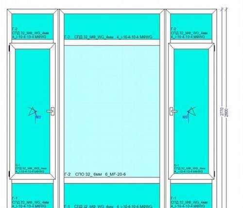 Панорамное окно новое