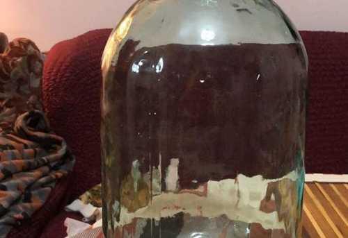 Бутылка стеклянная 10 литров