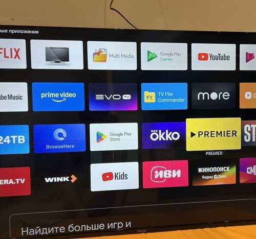 Телевизор haier 50 SMART tv bx