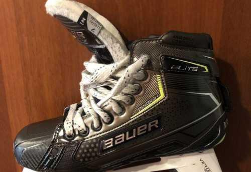 Вратарские коньки bauer elite