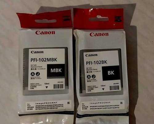 Картртджи Canon PFI-102MBK