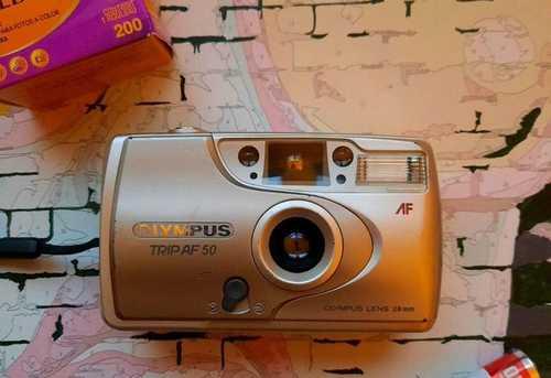 Olympus Trip AF 50 плёночный фотоаппарат