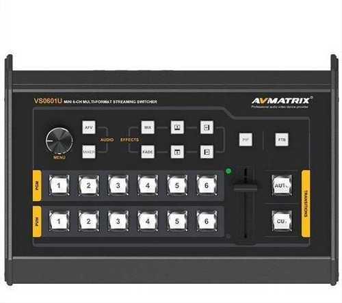 Видеомикшер avmatrix VS0601U компактный 6CH SDI US