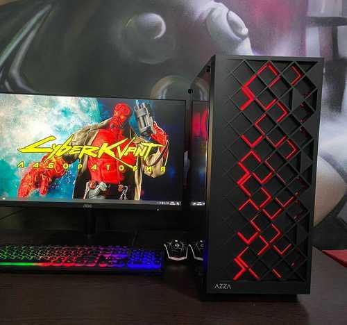 Новый игровой компьютер "Хэллбой" R5 5500 RX6600XT