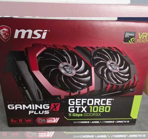Видеокарта MSI GTX 1080 gaming X  (8Gb)