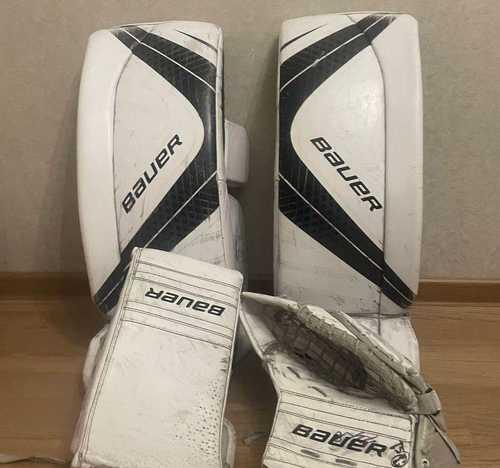 Вратарские щитки bauer junior mx 700