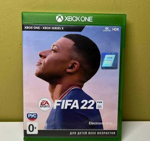 Диск Xbox one Fifa 2022 русский