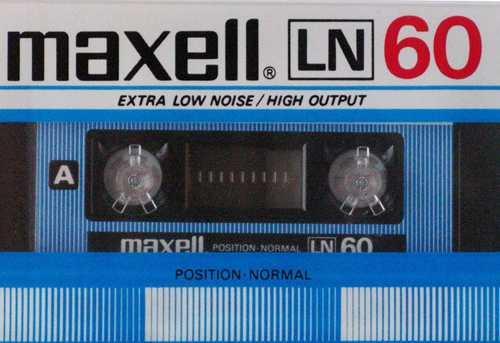 Аудиокассета Maxell LN 60 (Japan)