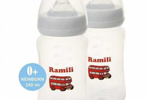Бутылочка для кормления Ramili 240мл 2шт