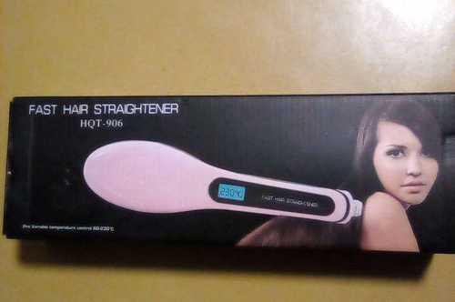 Расческа-выпрямитель fast hair straightener hqt-90