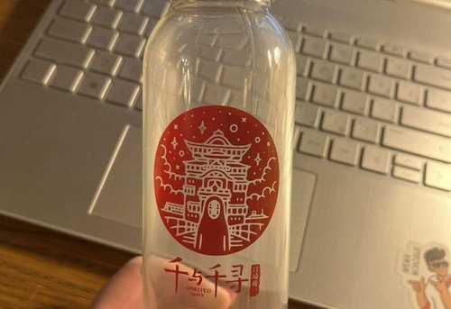 Бутылка для воды стекло аниме