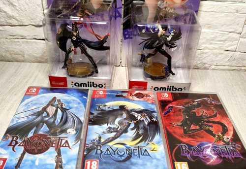 Игра Switch коллекция Bayonetta 1 2 3 и amiibo