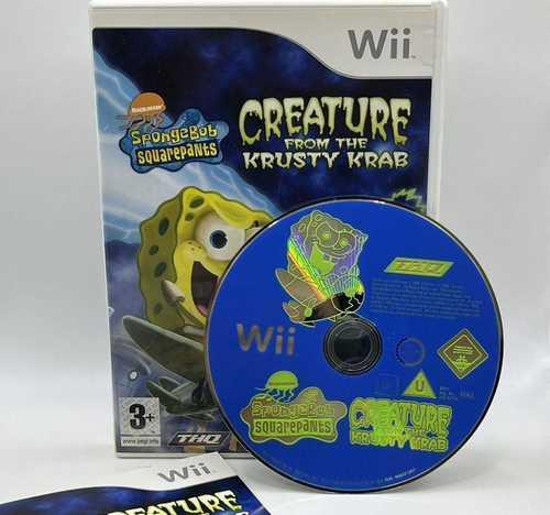 Spongebob Creature Krusty Krab Nintendo Wii