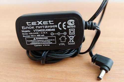 Адаптер питания 6V 450mA (3.5*1.35) Texet