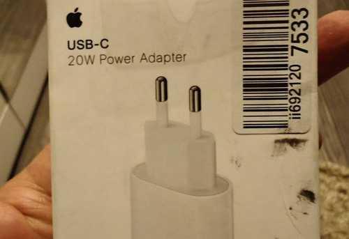 Зарядное устройство для iPhone USB-C 20 Вт/20 w