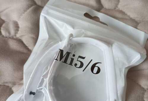 Силиконовый ремешок на браслет Xiaomi Mi Bend 5-6