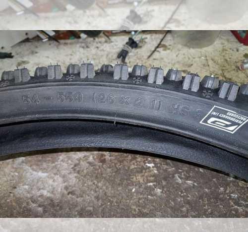 Резина для велосипеда Schwalbe 26*2.11 зимняя шипо