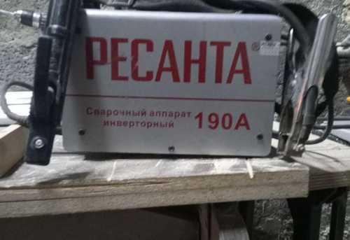 Сварочный инвертор Ресанта 190 а