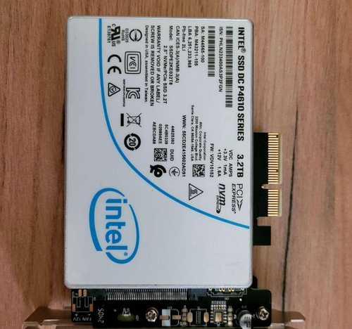 Intel dc P4610 3.2тб