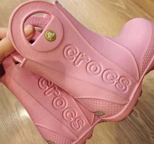 Резиновые сапоги crocs детские