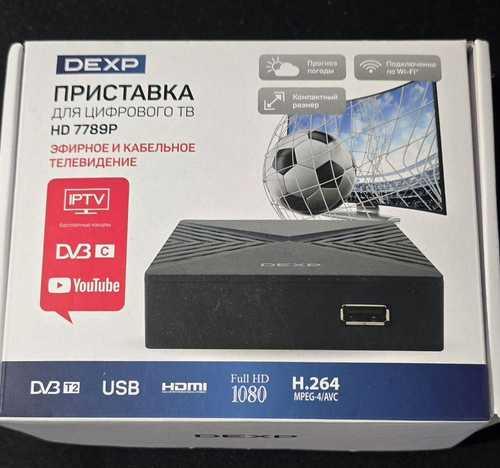 Приставка для цифрового тв dexp hd7789p