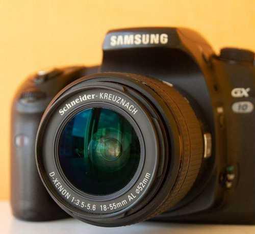 Зеркальный фотоаппарат Samsung GX10 нюанс