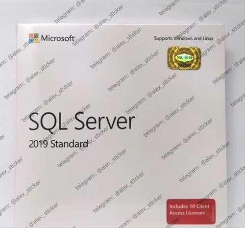 Microsoft Windows SQL Server 2019 Standard 10 CLT
