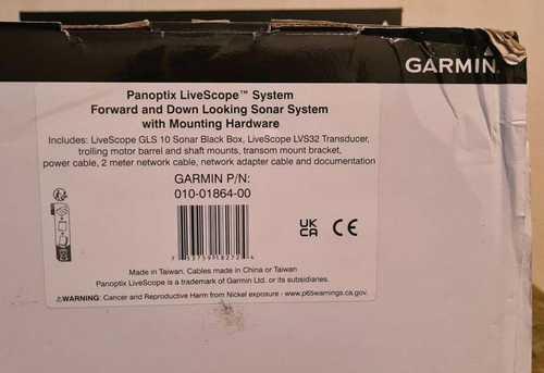 Garmin Panoptix livescope LVS32 + GLS10