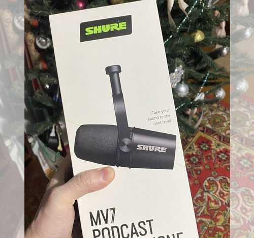 Студийный микрофон Shure MV7