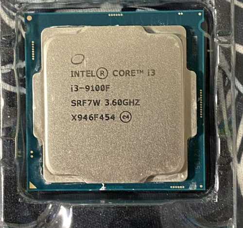 Intel core i3 9100f