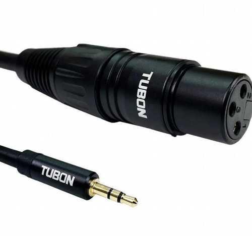 Микрофонный Кабель Tubon XLR (F) - 3.5 Jack 5м