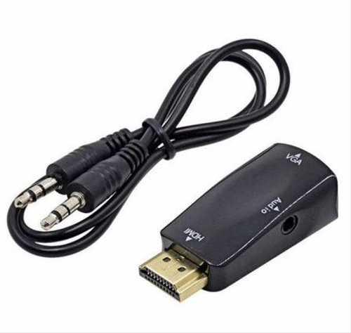 Переходник-адаптер HDMi на VGA Новый