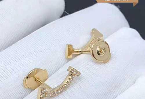 Серьги-гвоздики Tiffany T Smile 0,05 ct