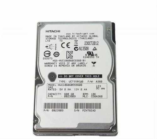 Жесткий диск Hitachi 600GB HUC106060CSS600 SAS 2.5