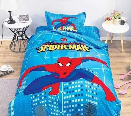 Детское постельное белье Человек паук Хлопок