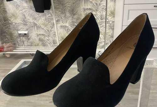 Туфли женские 39 размер черные Эконика