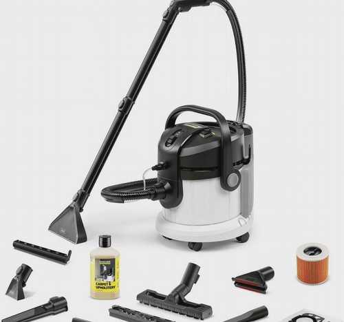 Моющий пылесос Karcher SE 4 Plus, 1400Вт, белый/черный 1.081-170.0