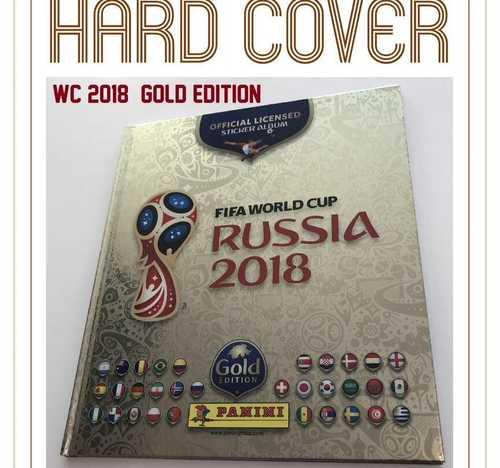 Panini FIFA WC 2018 gold Edition. hardcover