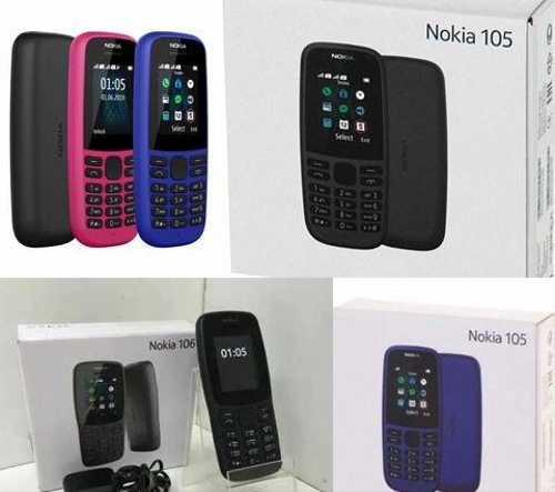 Телефон Nokia 105 и Nokia 106