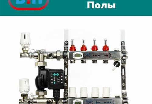 Комплект обвязка теплого пола втп Thermo-A, боково