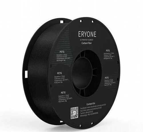 Пластик для 3d принтера Eryone petg carbon fiber