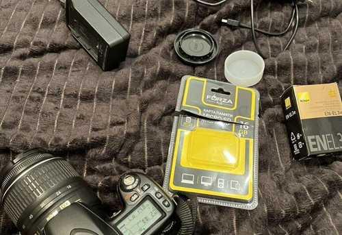 Фотоаппарат Nikon D80 с обективом